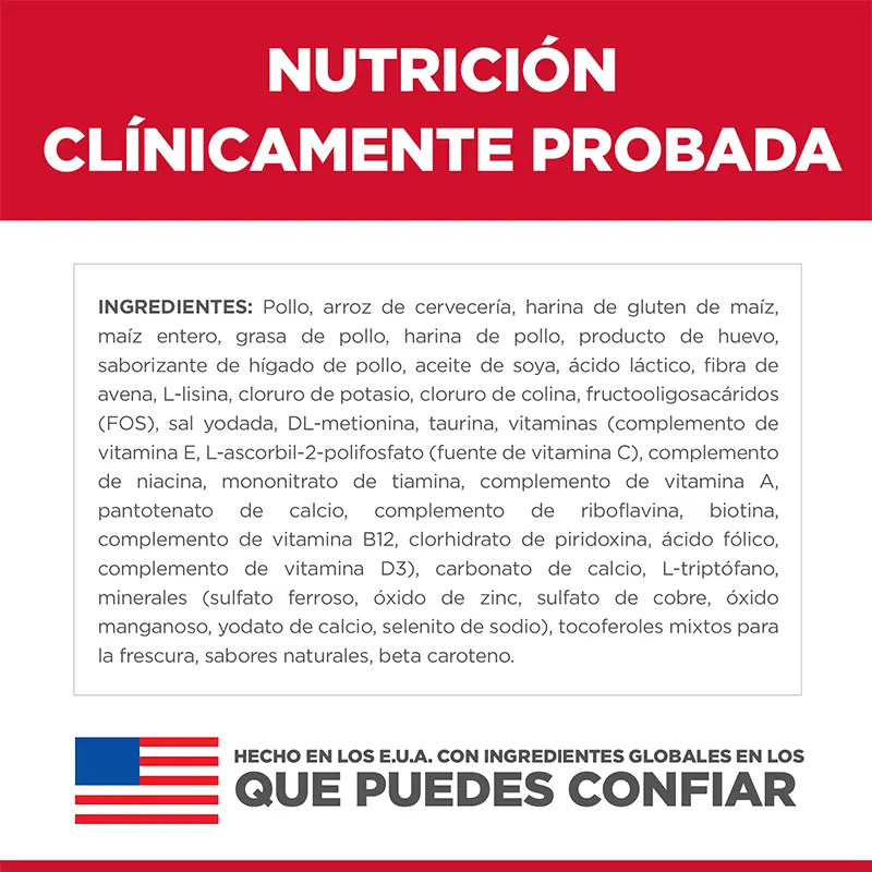 Hills Sensitive Skin & Stomach Alimento Para Gato Adulto Piel y ...