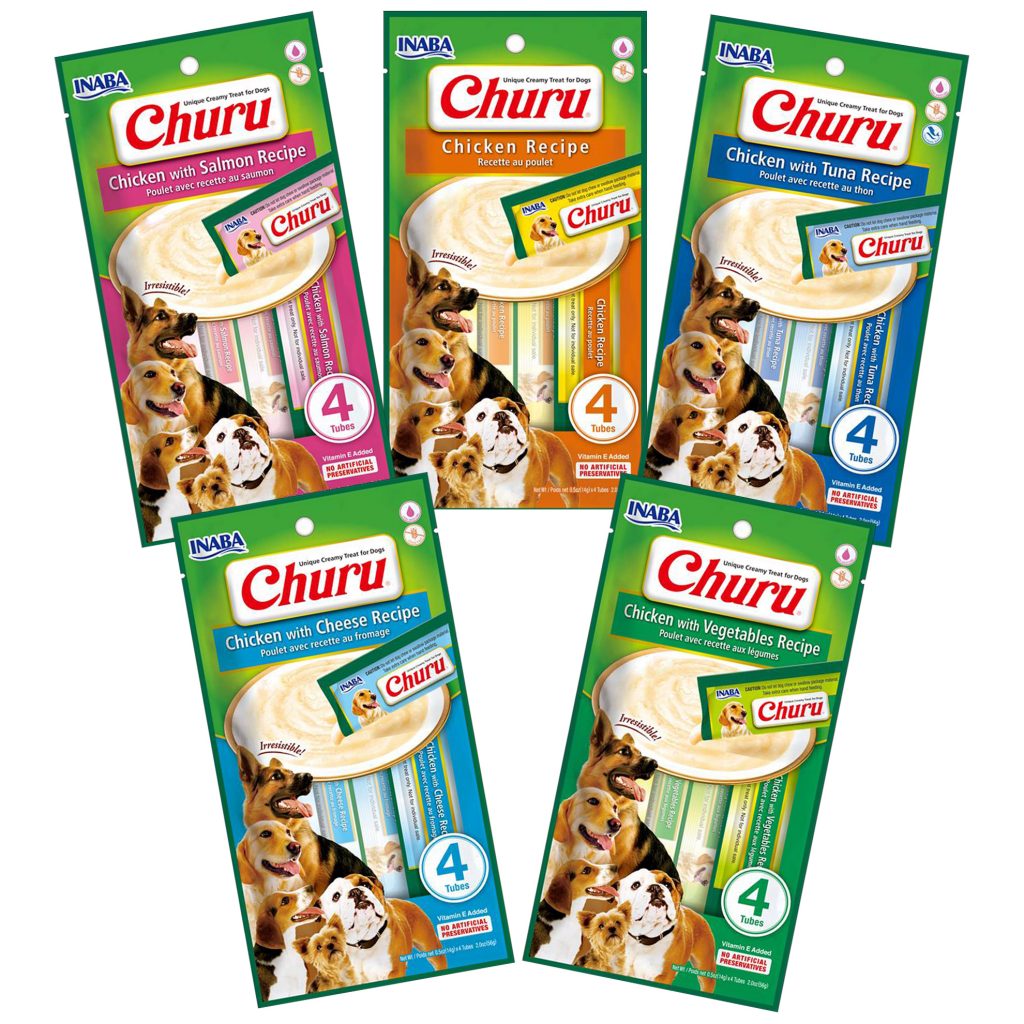 Inaba Churu Perro 4 Tubos 56 GRS | Club de Perros y Gatos