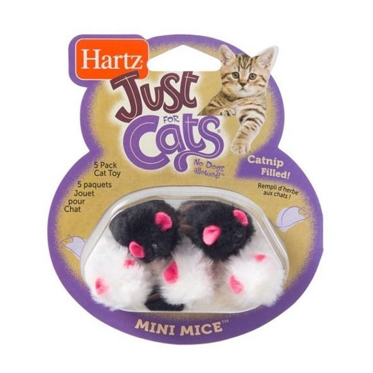 HARTZ JFC MINI MICE 5 PK CAT TOY - Club de Perros y Gatos