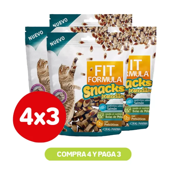 Pack 4x3 Fit Formula Snack Salchicha de Pato